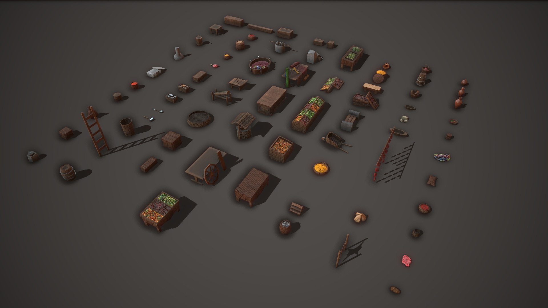 3D Model Ancient Market - TurboSquid 1650343