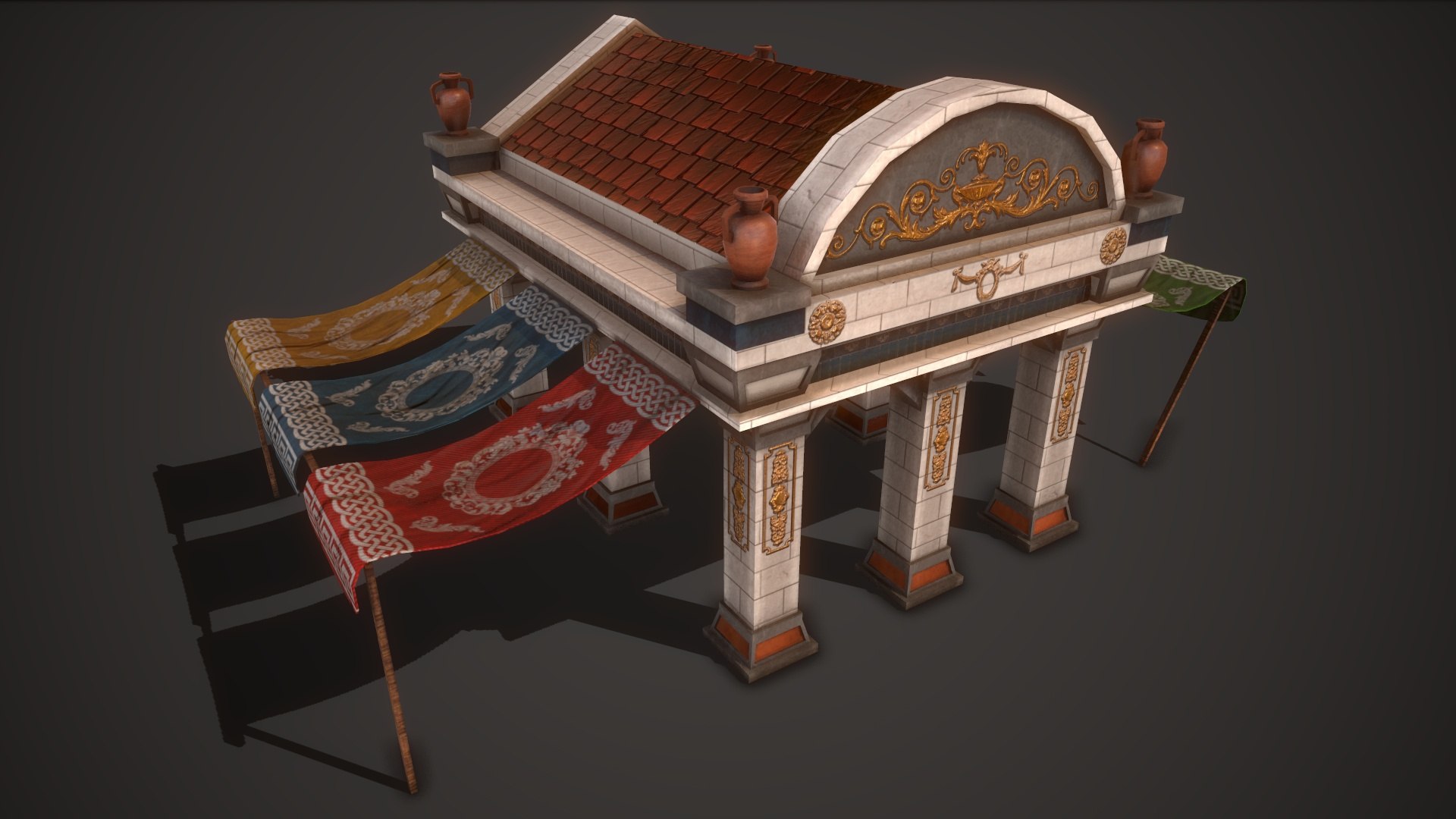 3D Model Ancient Market - TurboSquid 1650343
