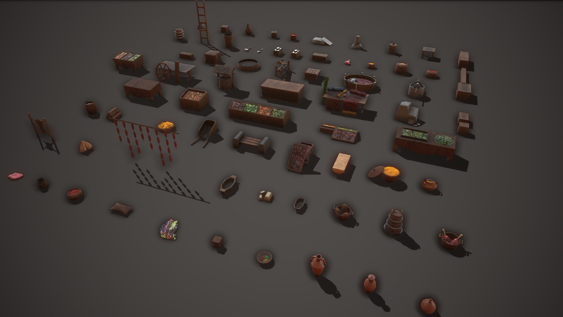 3D Model Ancient Market - TurboSquid 1650343