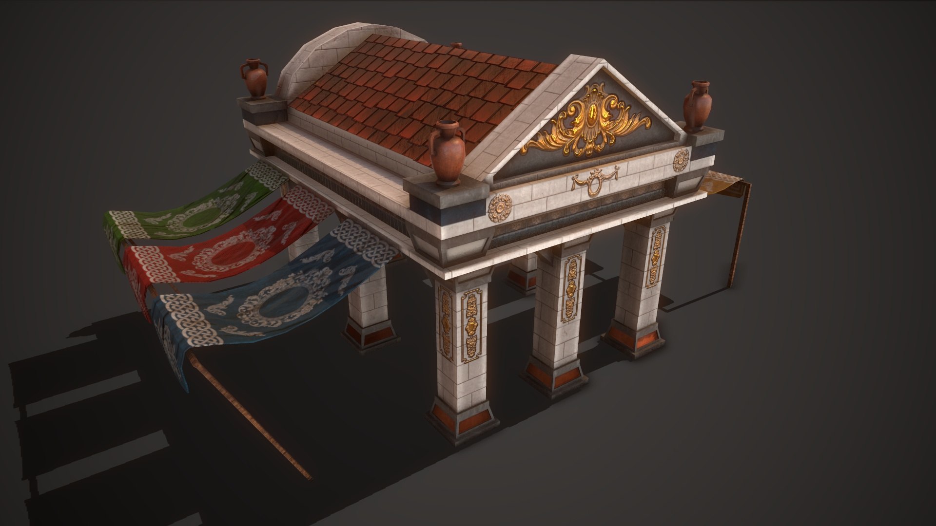 3D Model Ancient Market - TurboSquid 1650343