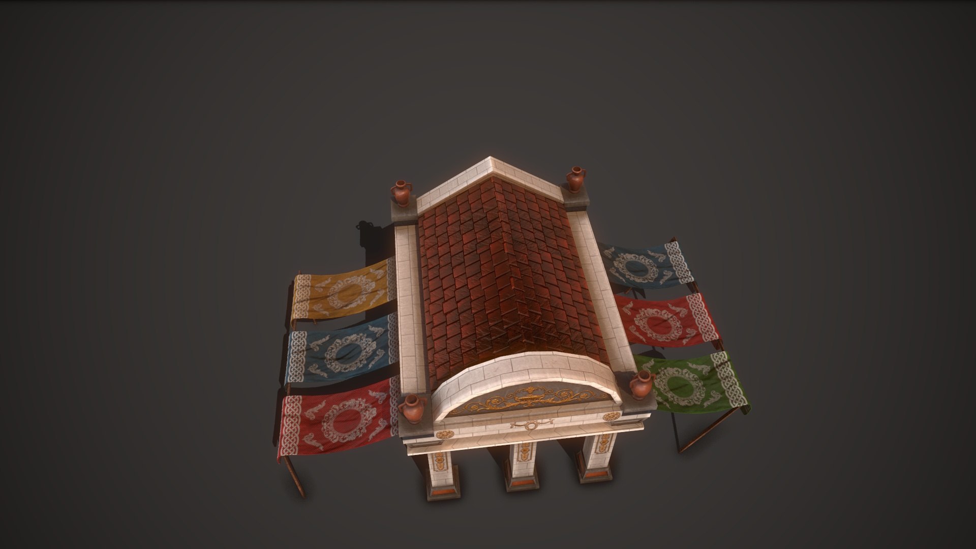 3D Model Ancient Market - TurboSquid 1650343