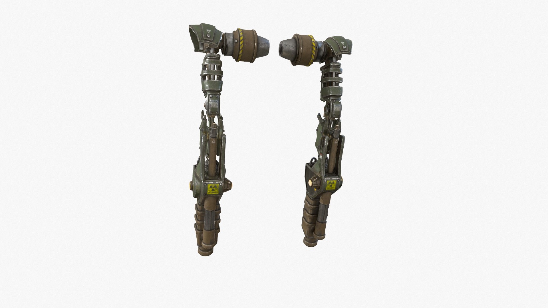 3D Mech Kitbash Arm 02 Model - TurboSquid 1640792