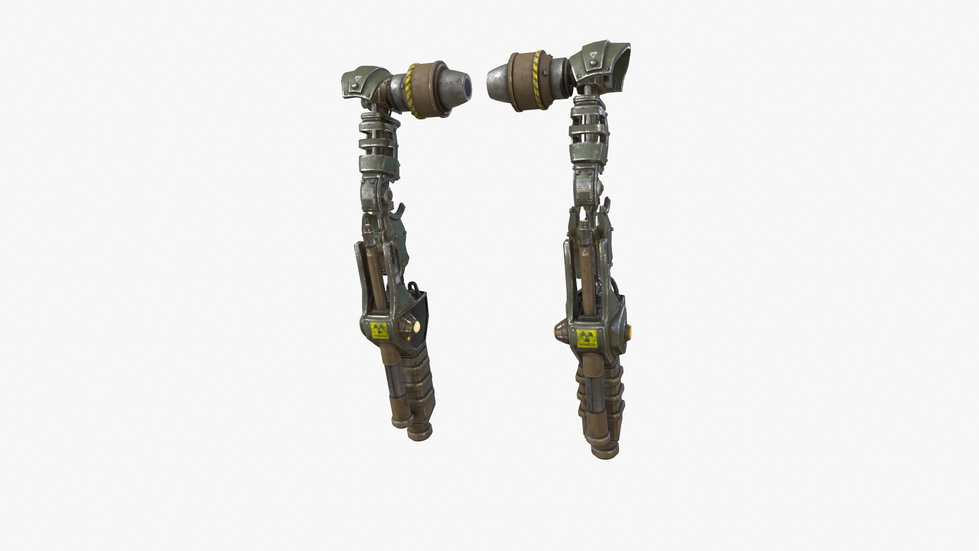 3D Mech Kitbash Arm 02 Model - TurboSquid 1640792