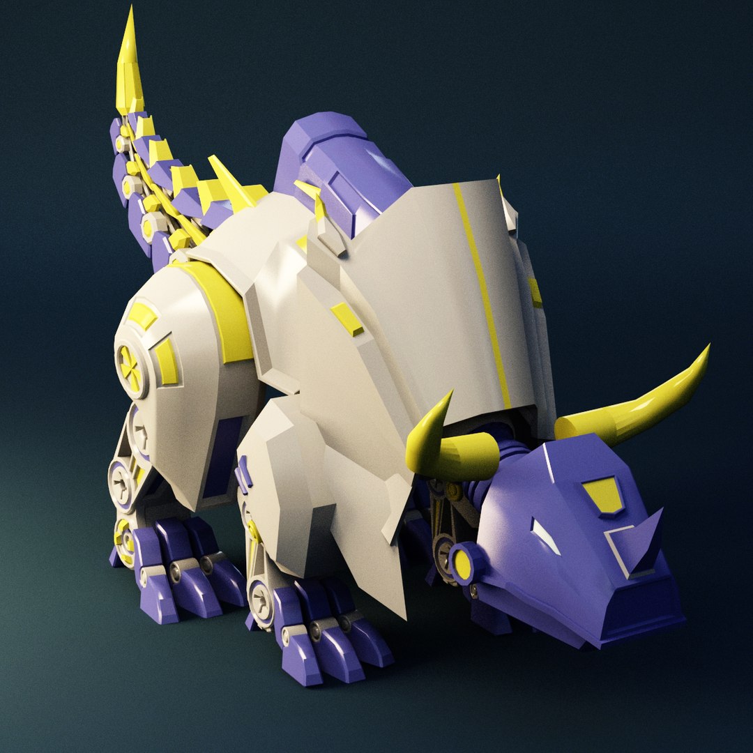 Dinosaur Machine 3D Model - TurboSquid 1396187