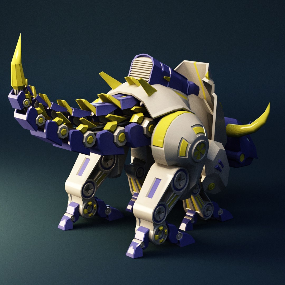 Dinosaur Machine 3D Model - TurboSquid 1396187