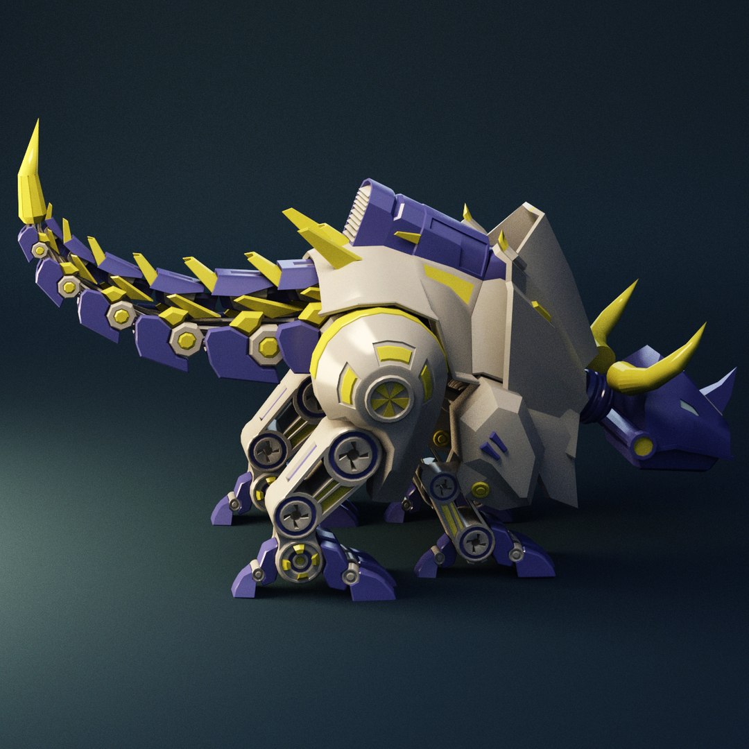 Dinosaur Machine 3D Model - TurboSquid 1396187