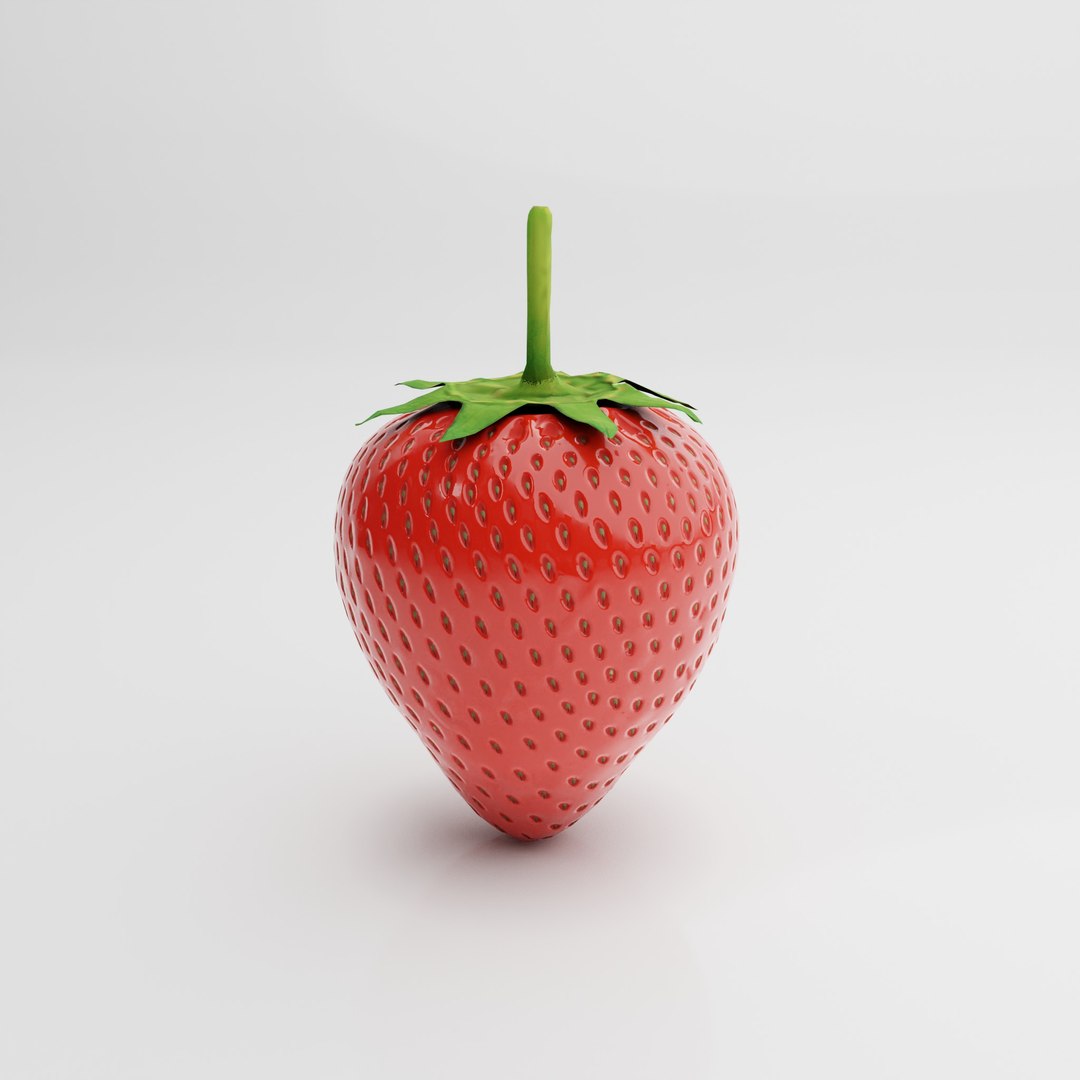 3D Strawberry - TurboSquid 1756835