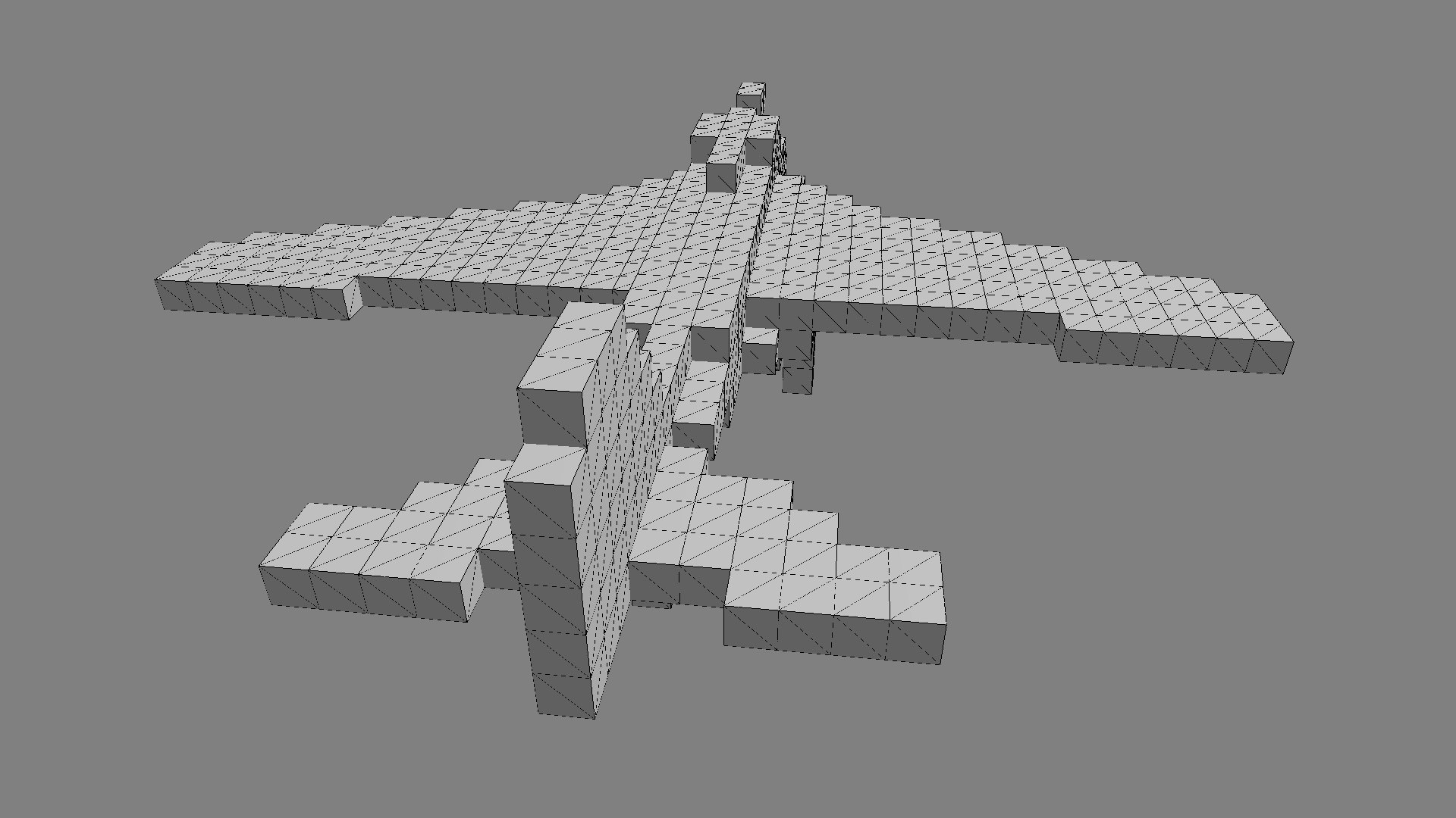 A6 Intruder - pixelated 3D model - TurboSquid 1916348