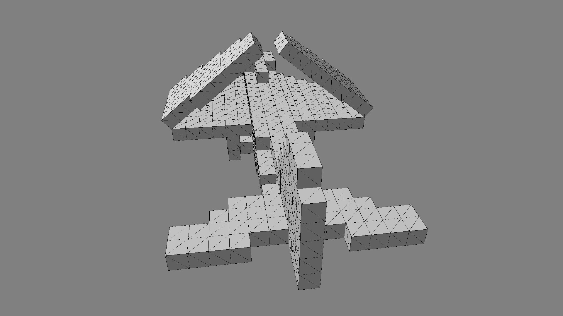 A6 Intruder - pixelated 3D model - TurboSquid 1916348