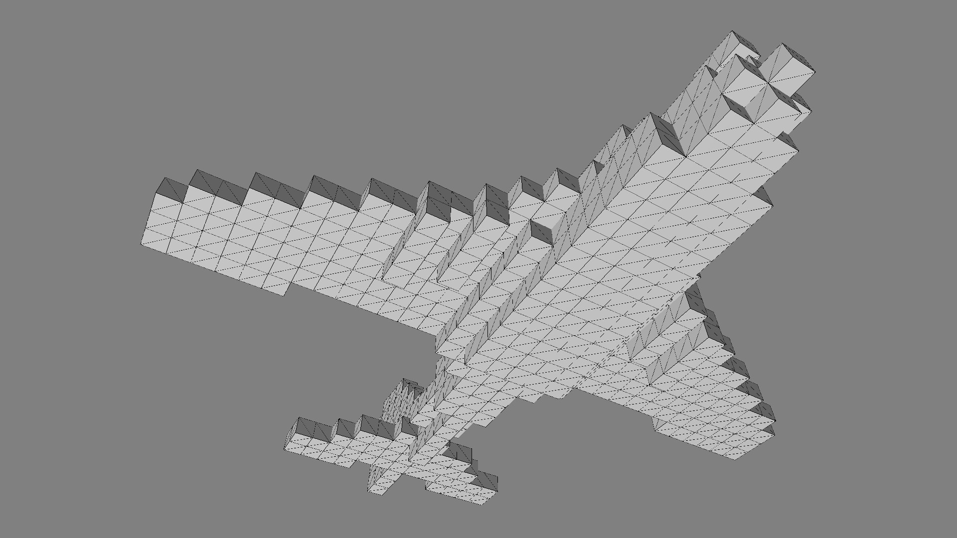 A6 Intruder - pixelated 3D model - TurboSquid 1916348