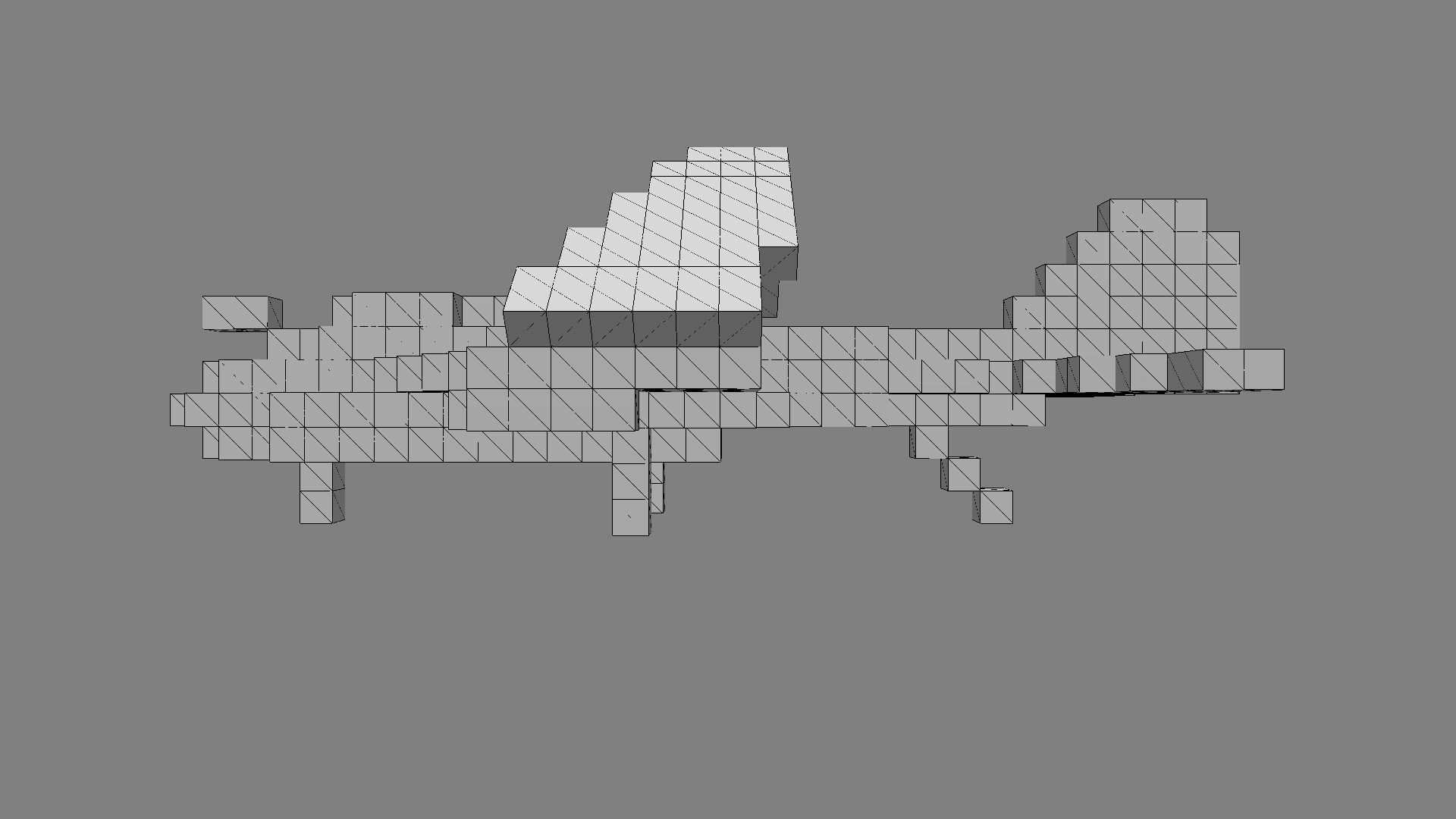 A6 Intruder - pixelated 3D model - TurboSquid 1916348