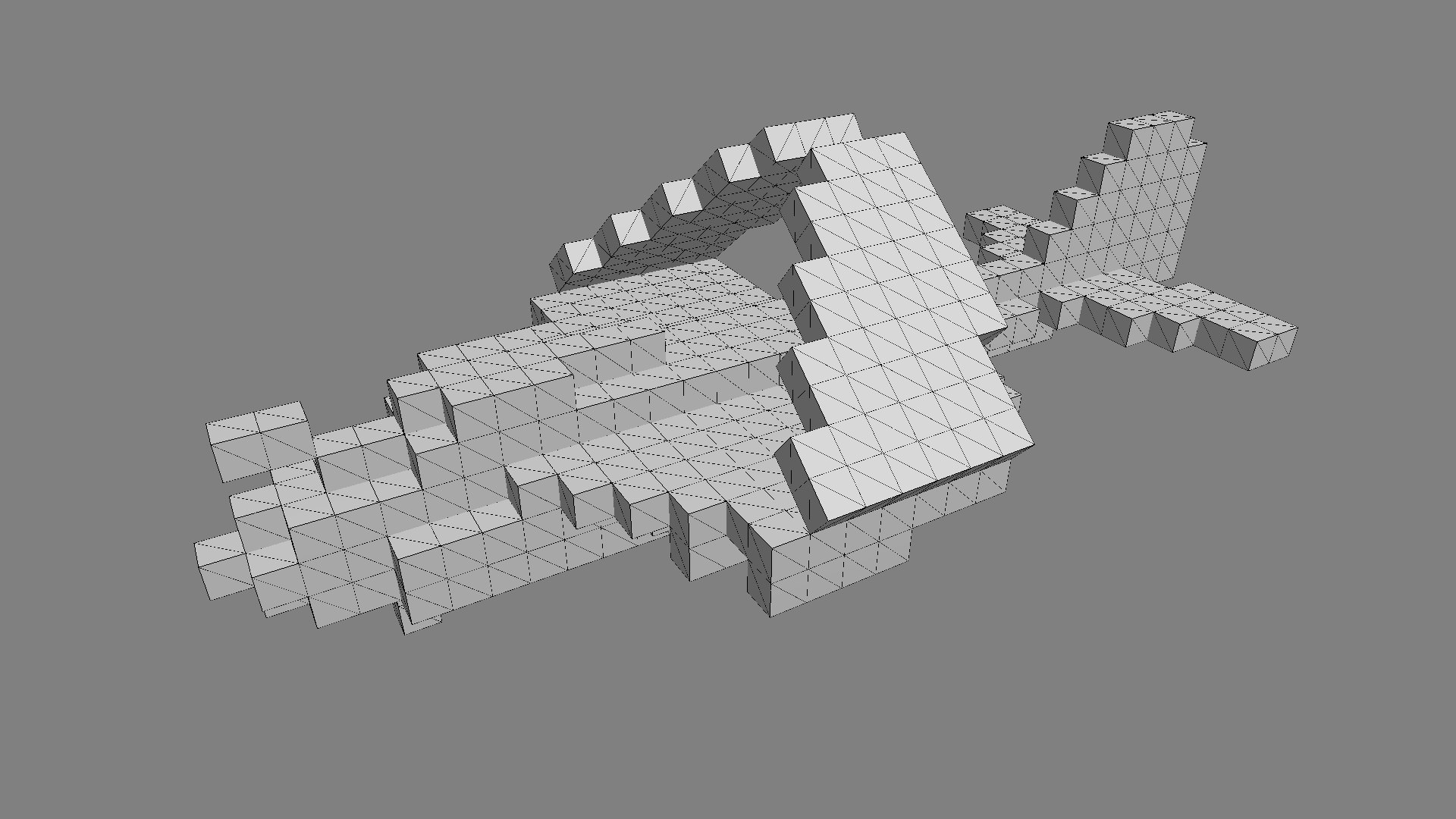 A6 Intruder - pixelated 3D model - TurboSquid 1916348