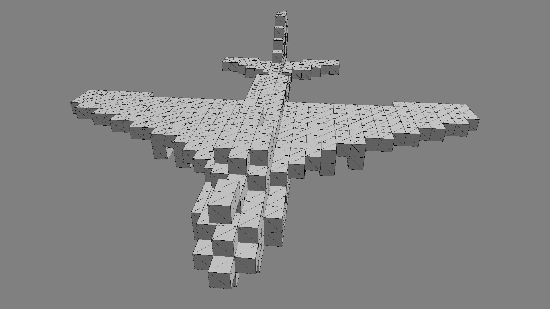 A6 Intruder - pixelated 3D model - TurboSquid 1916348