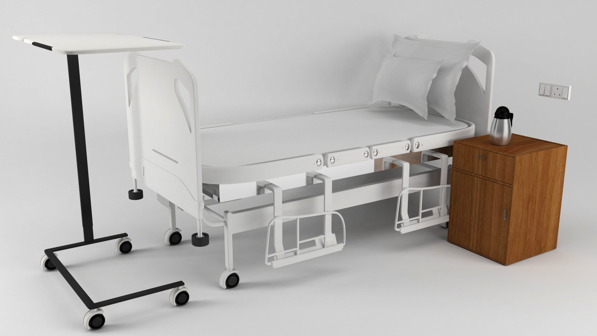 General Patient Bed 3D - TurboSquid 1151958