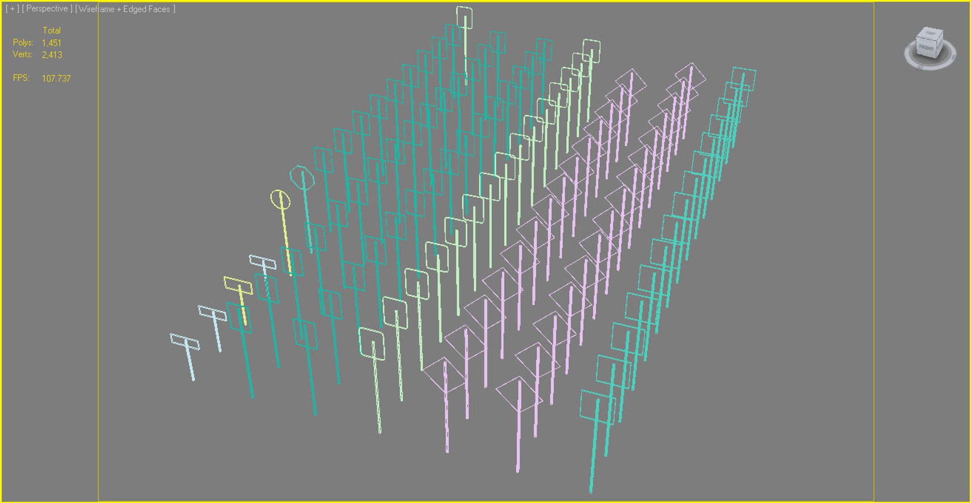 3ds Max Road Traffic Signs