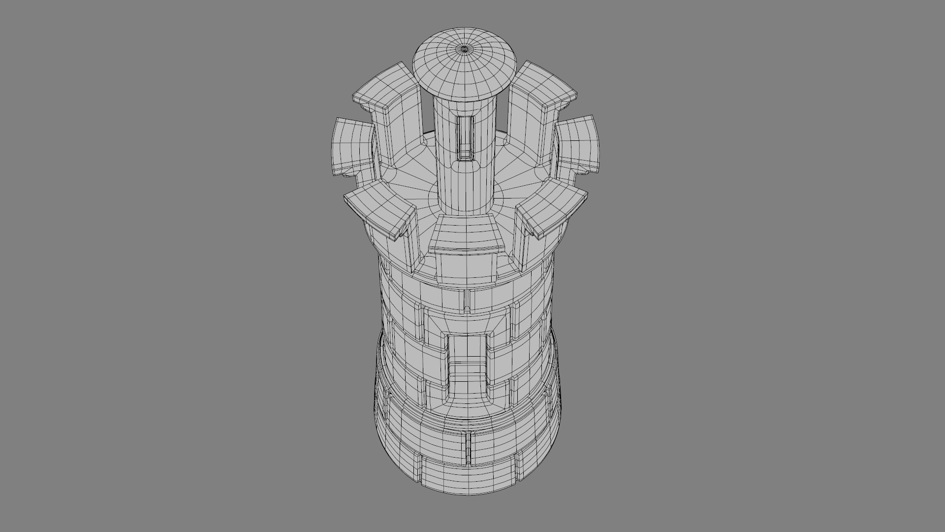 Tower chess 3D - TurboSquid 1531265