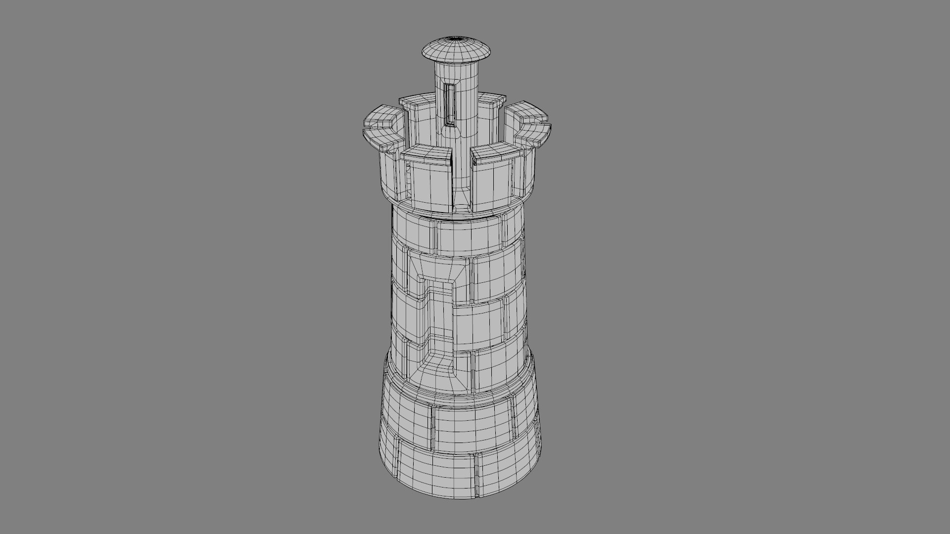 Tower chess 3D - TurboSquid 1531265