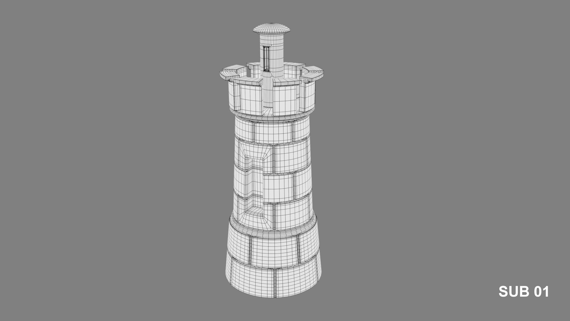 Tower chess 3D - TurboSquid 1531265