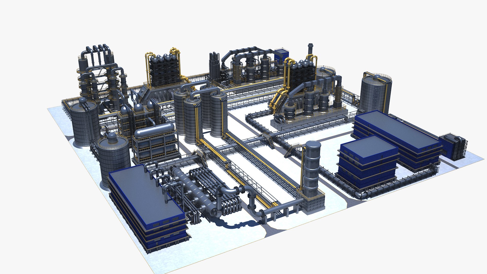 3D Model Industrial Area 33 - TurboSquid 2009539