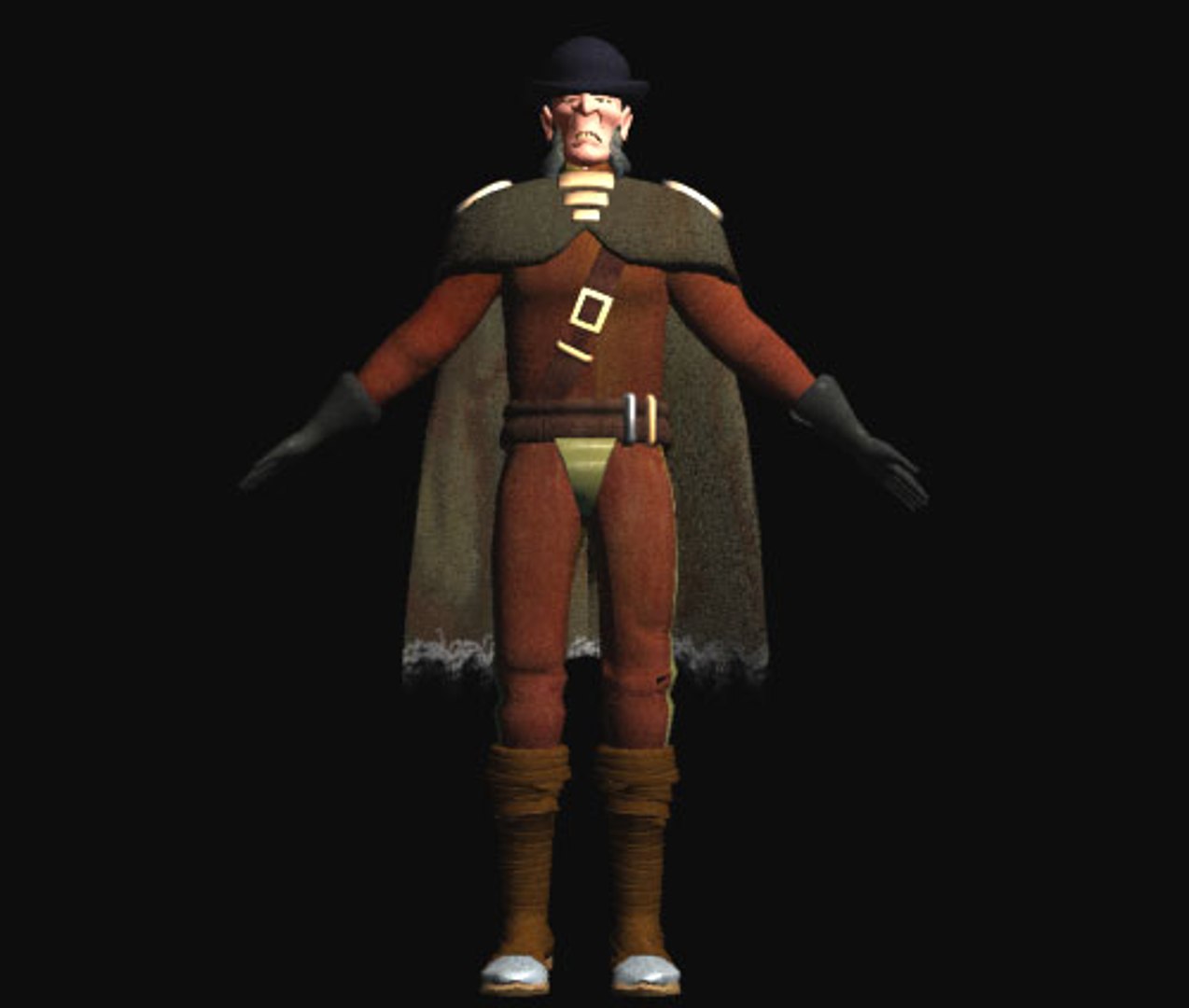 Gelid Character Discworld 3d Model
