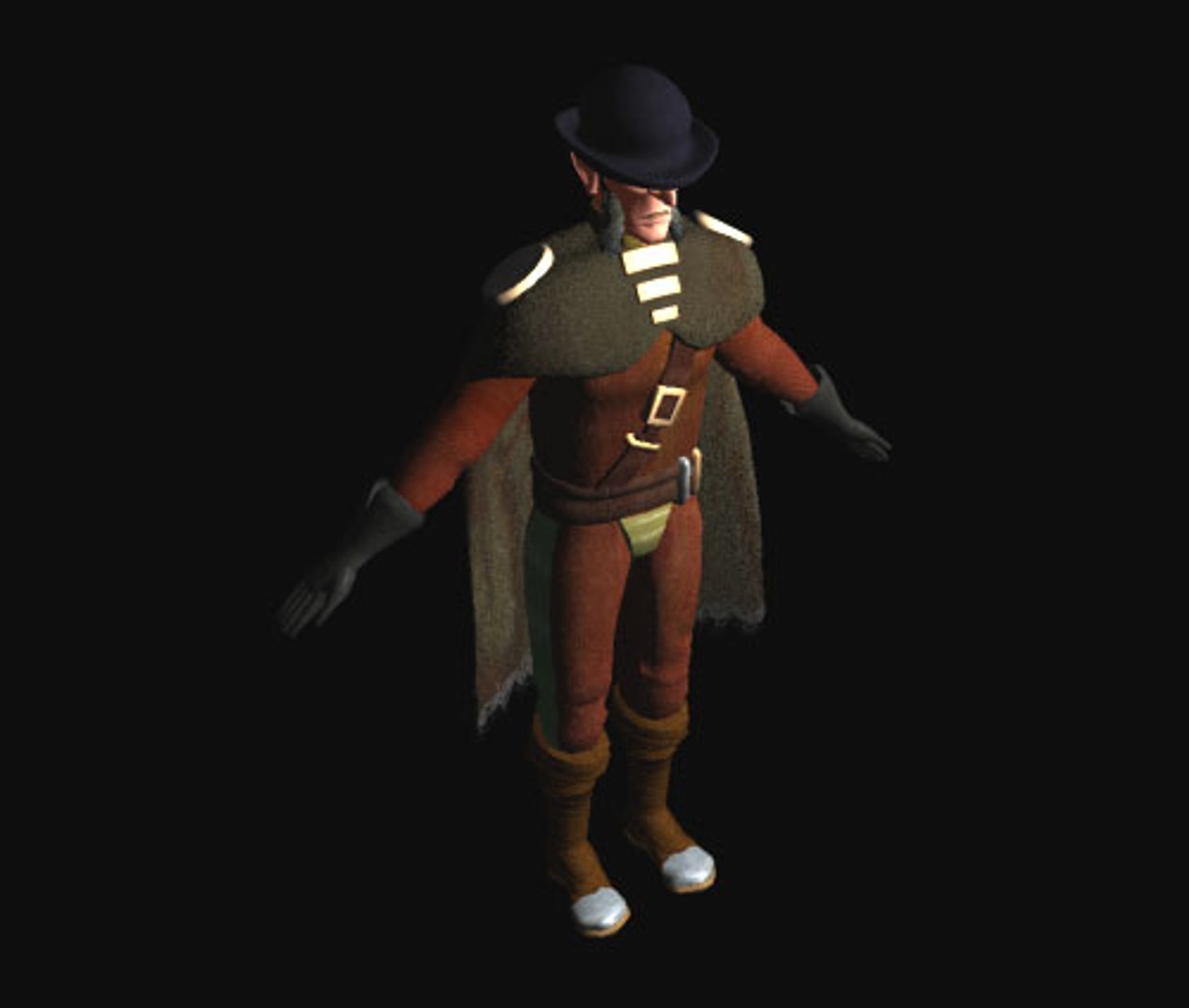 Gelid Character Discworld 3d Model