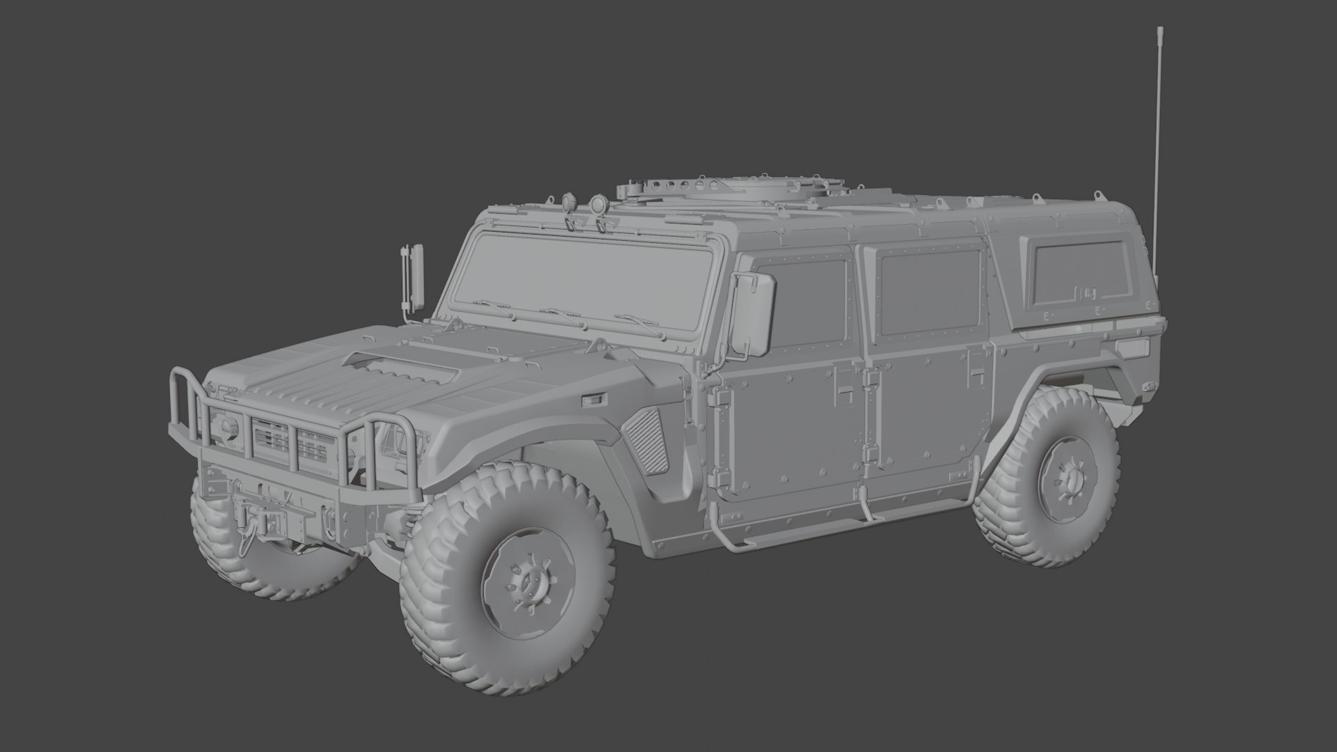 3D Am General Hmmwv Rigged Military Humvee 3D Model High Detail Game ...