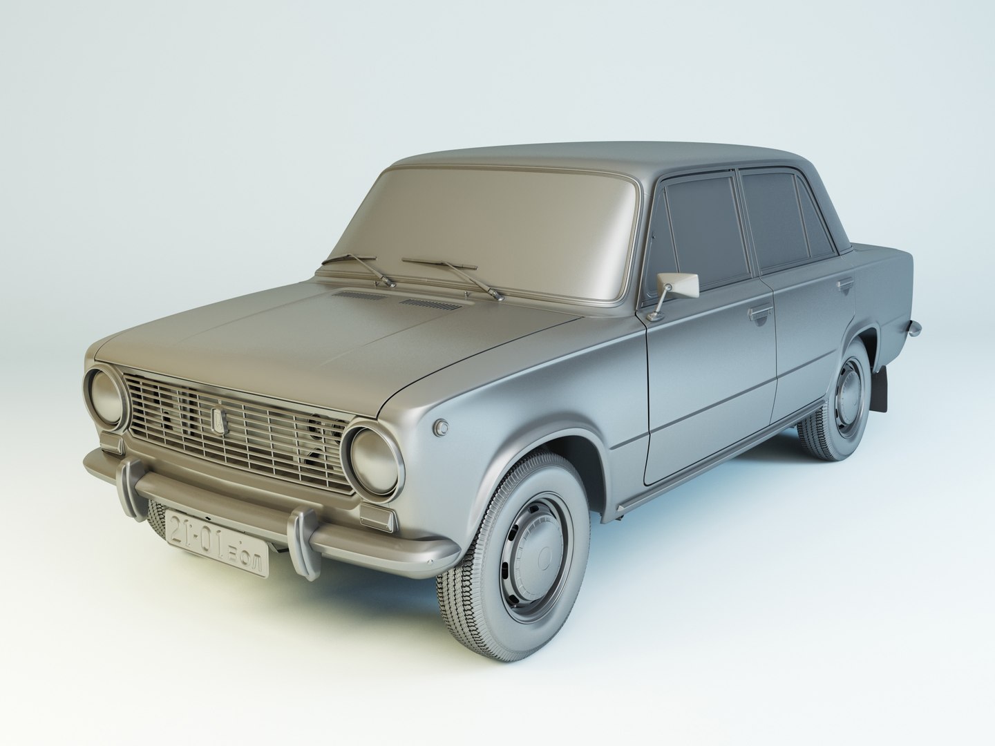 Vaz-2101 zhiguli 1970 3D model - TurboSquid 1561057