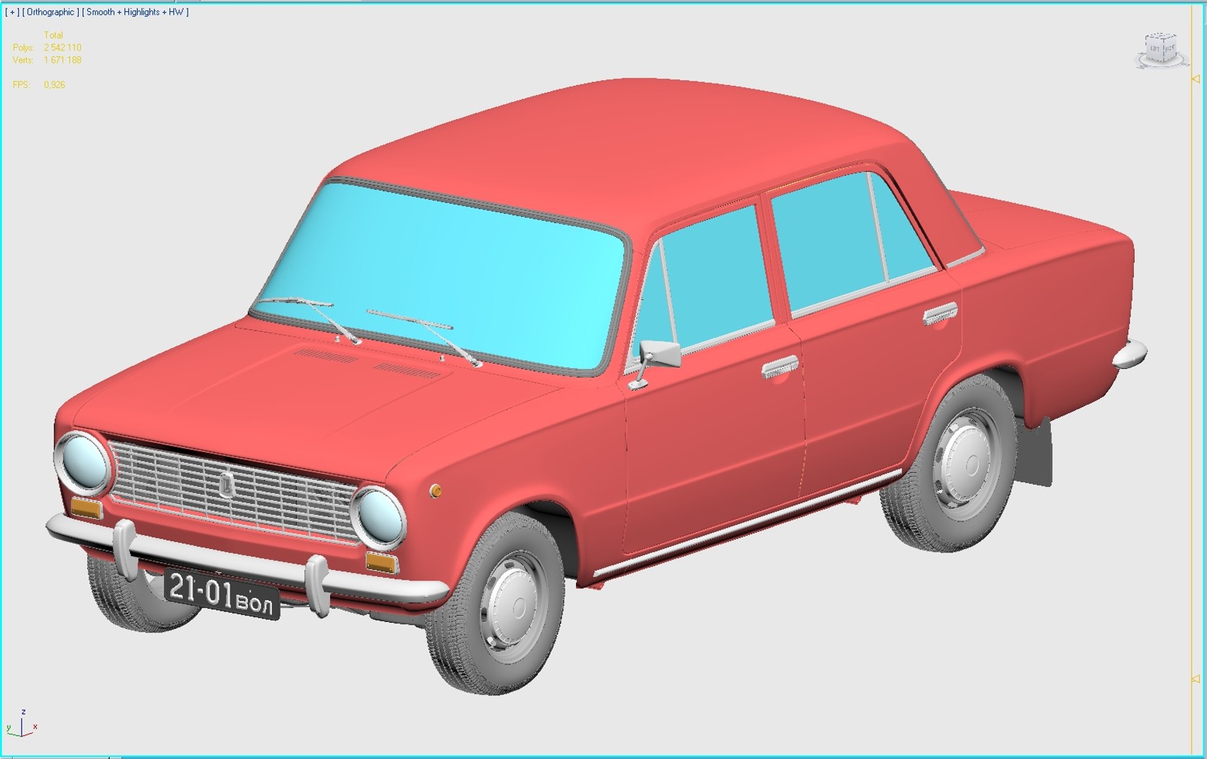 Vaz-2101 zhiguli 1970 3D model - TurboSquid 1561057
