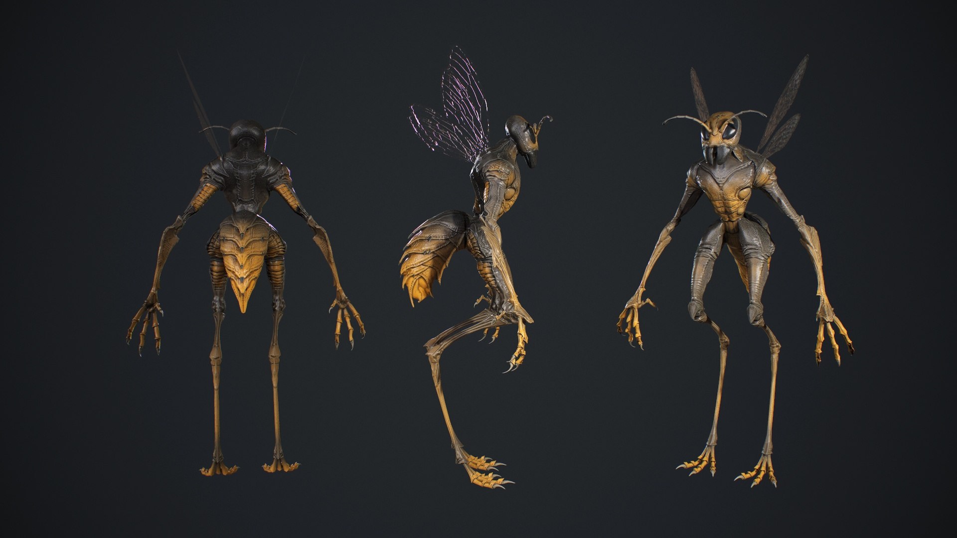 Insect Creature 3D Model - TurboSquid 1950066