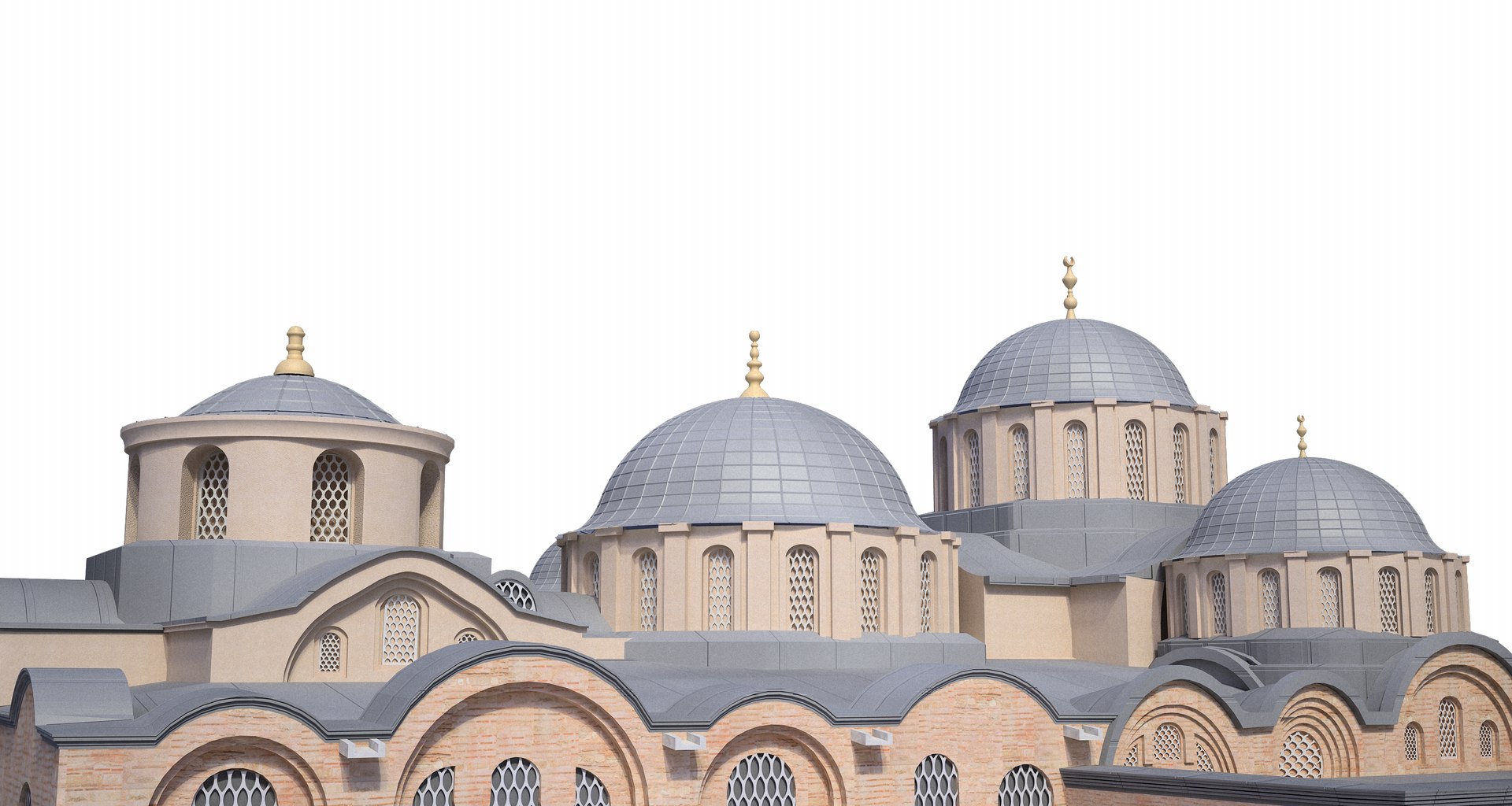 3D Molla Zeyrek Mosque - Pantocrator Monastery Church - TurboSquid 1784511