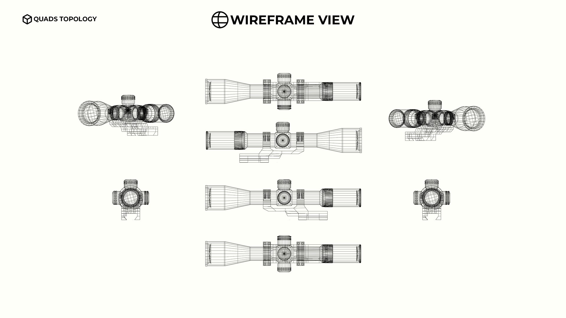 3D Low Poly Sniper Scope Game Ready Model - TurboSquid 2408500