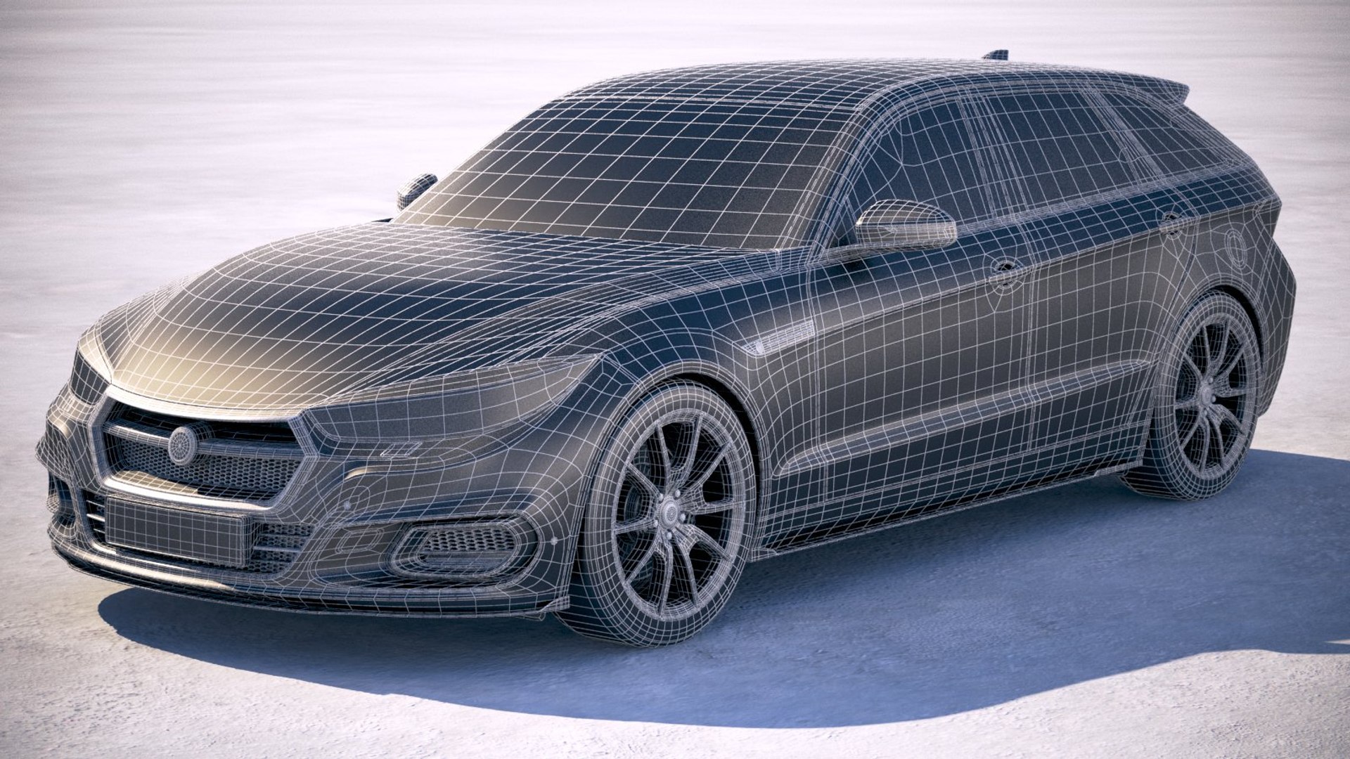 3D Generic Wagon Estate - TurboSquid 1382913