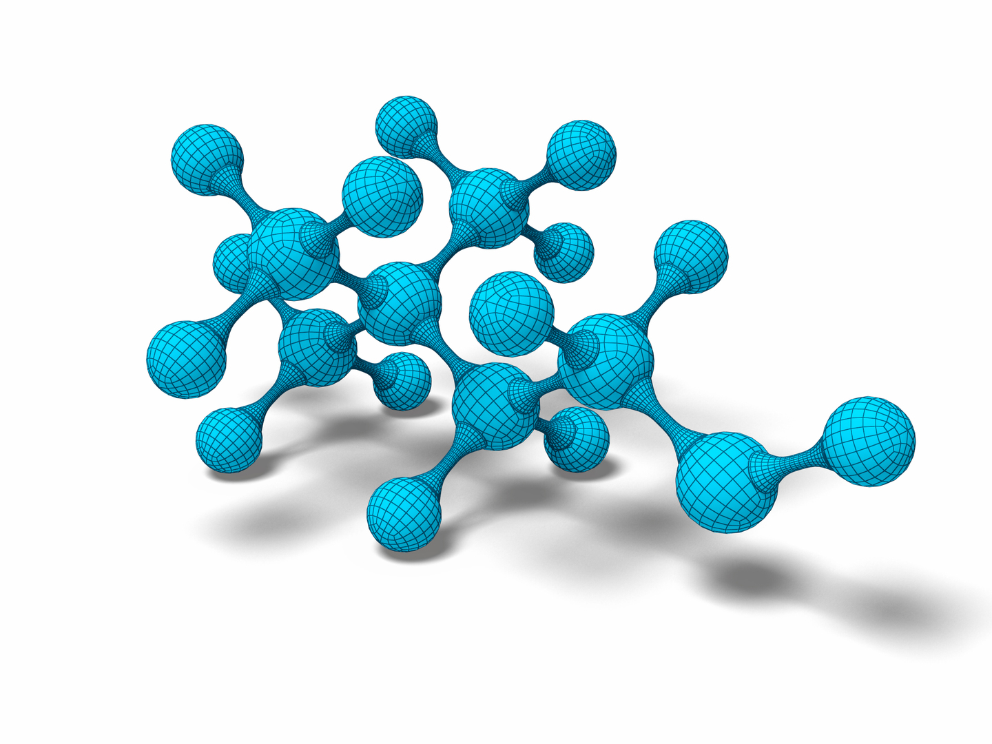 3D Model Choline Molecule C5h14no Modeled - TurboSquid 1544165