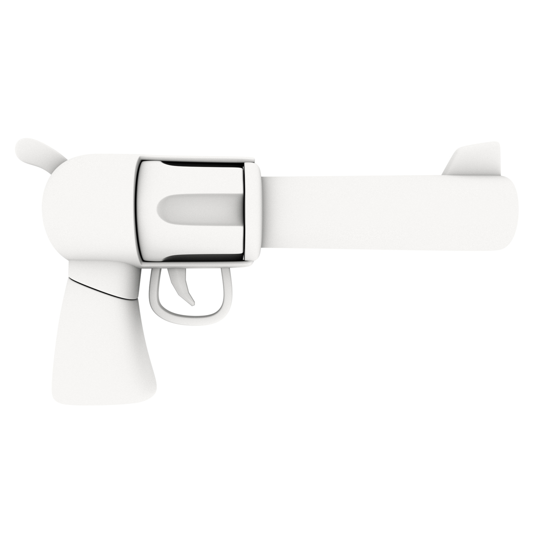 3D model Cartoon Revolver - TurboSquid 1841352