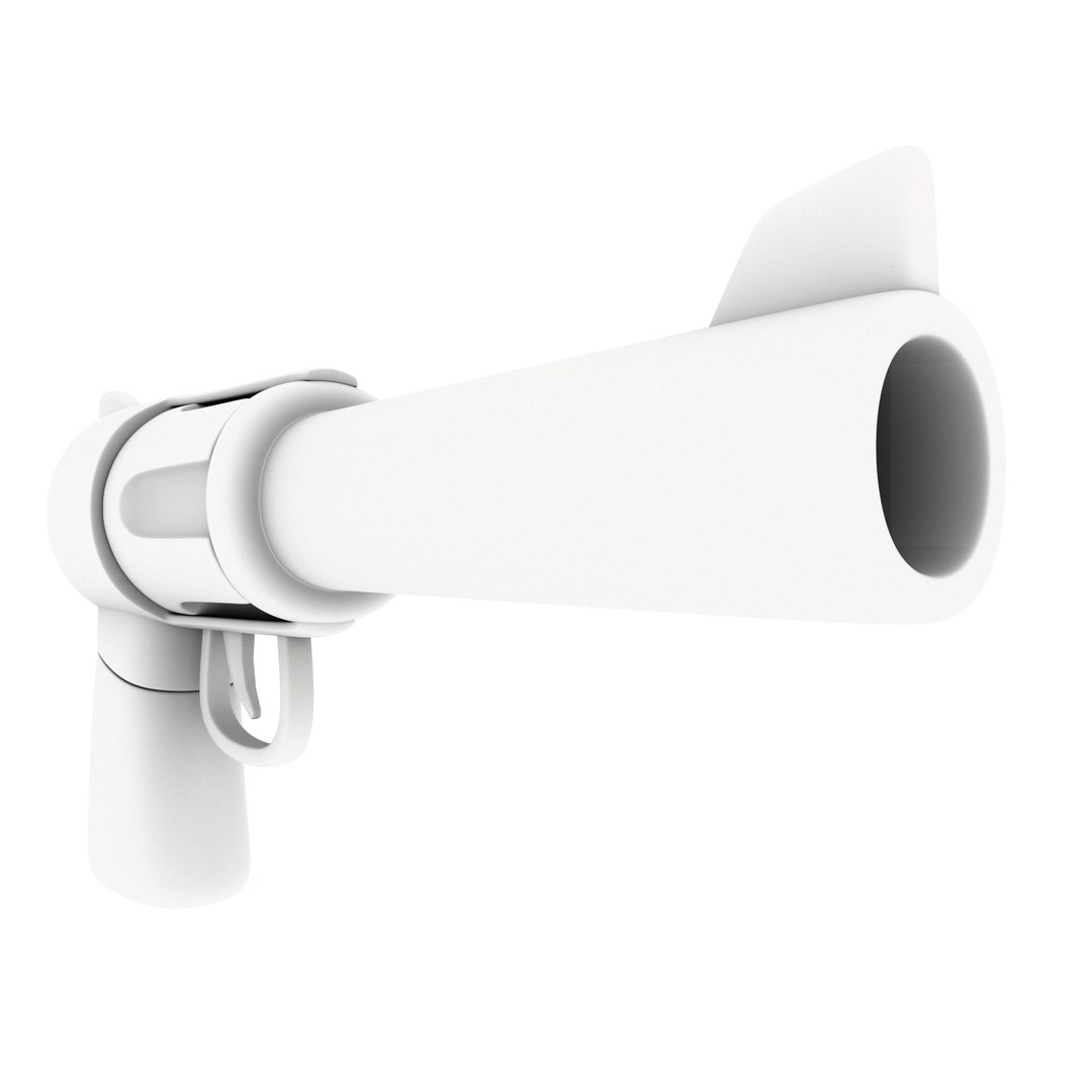 3D Model Cartoon Revolver - TurboSquid 1841352