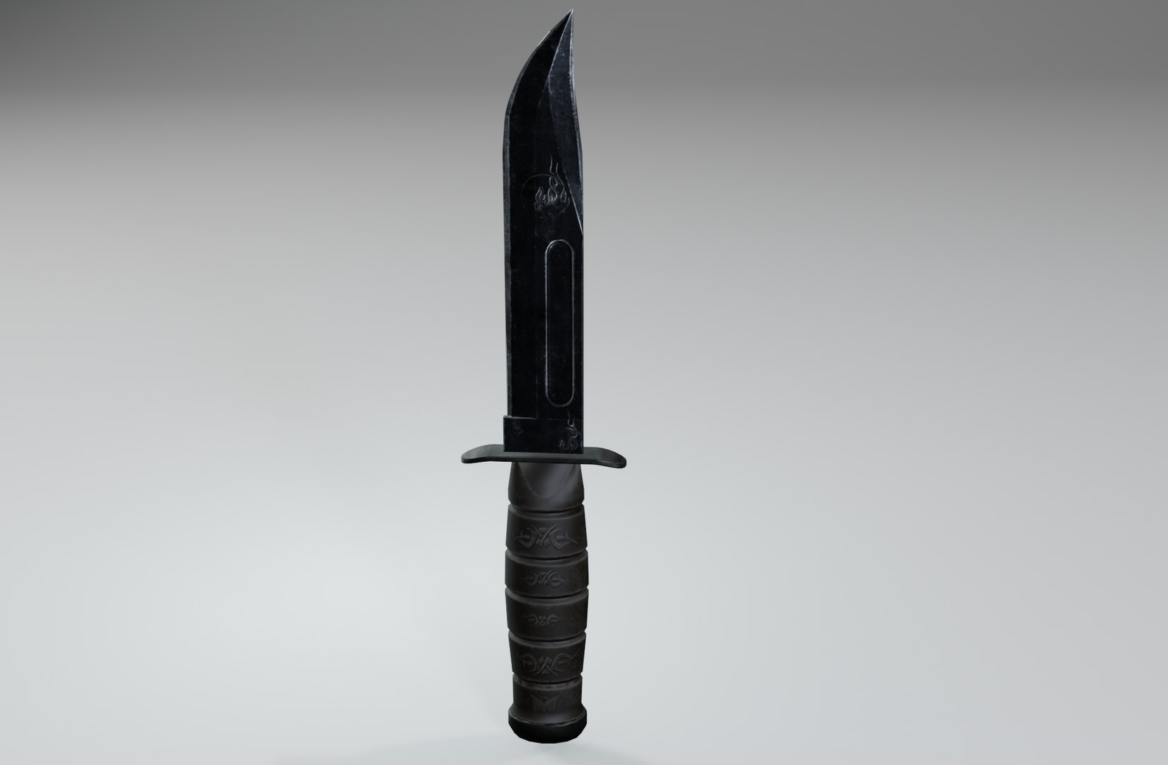 Combat Knife 3D Model - TurboSquid 2108267