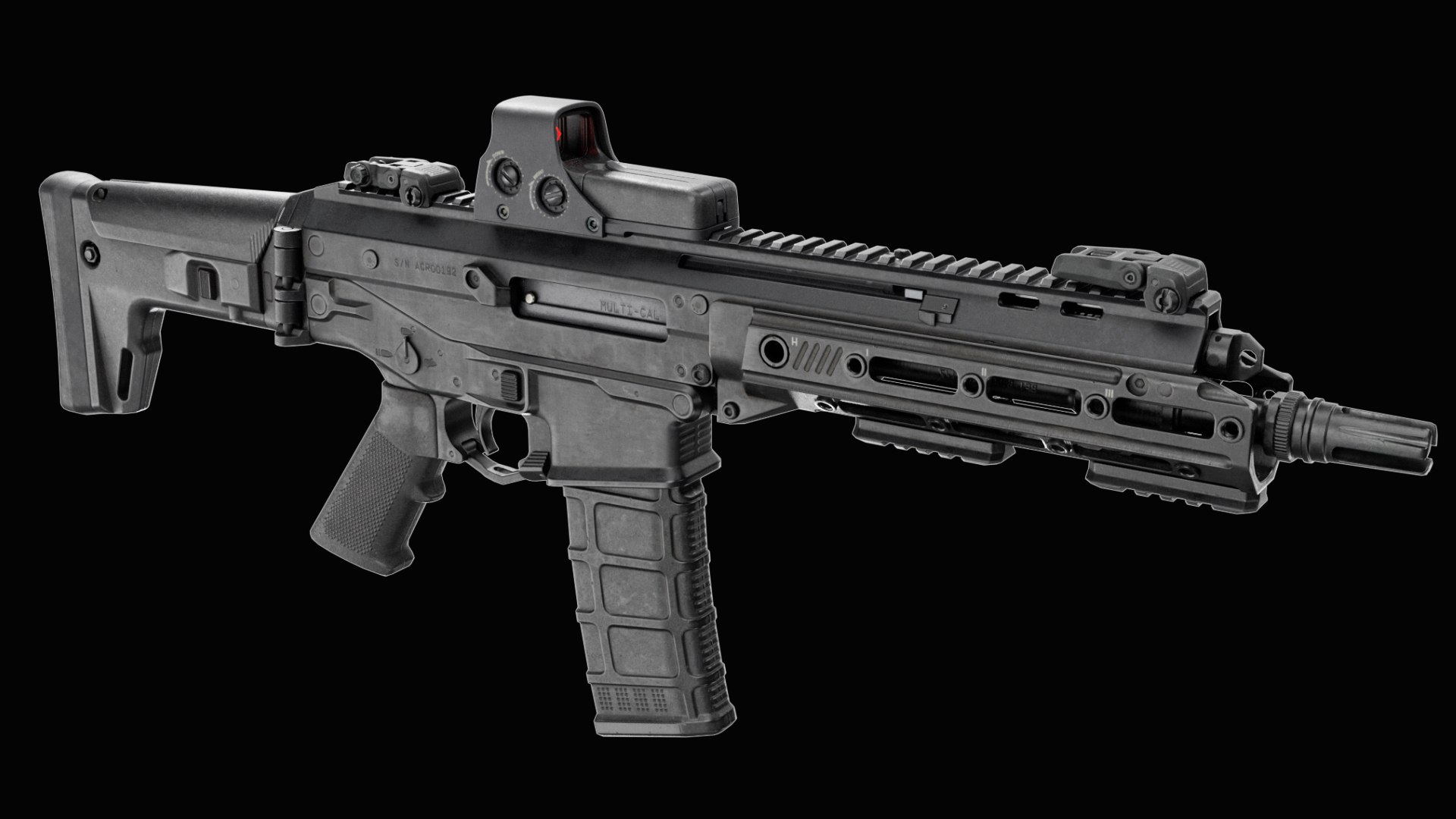 3D Remington ACR Low Poly - TurboSquid 2174734
