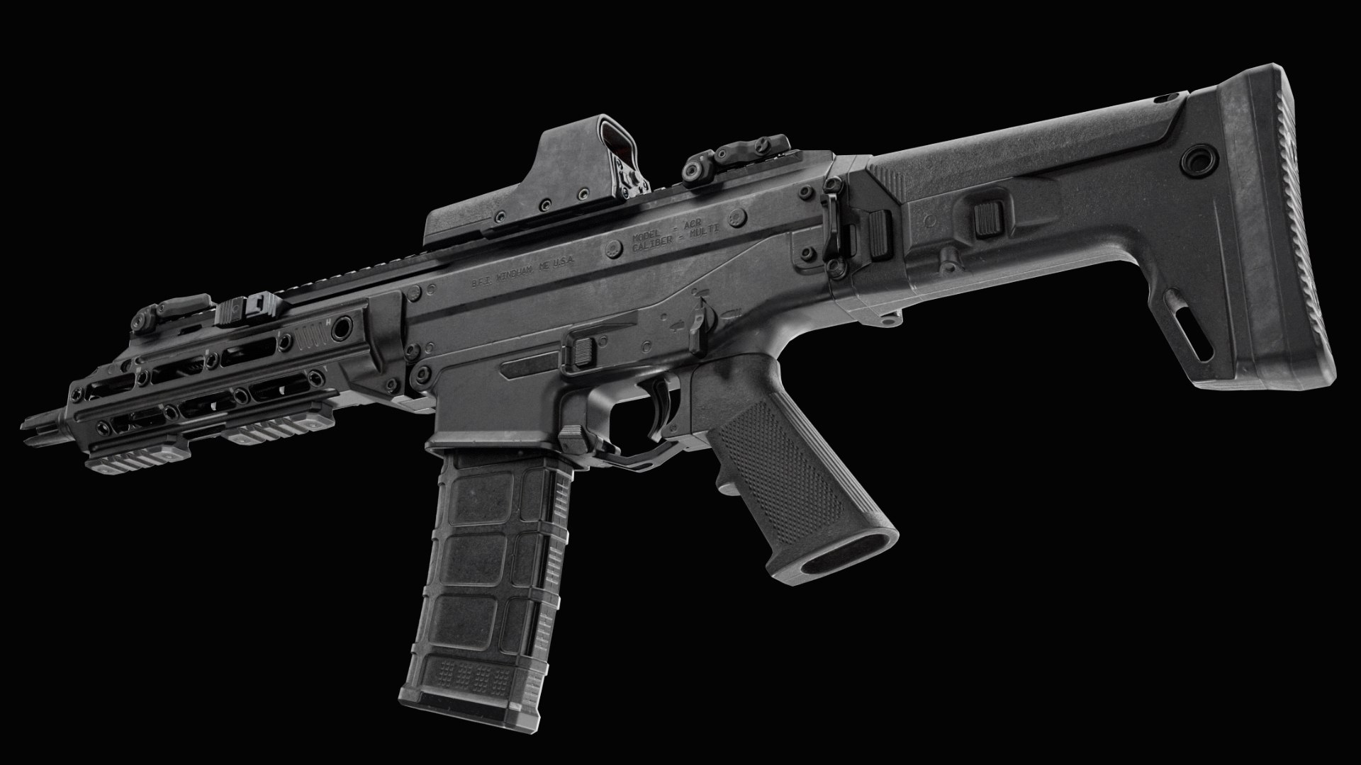 3D Remington ACR Low Poly - TurboSquid 2174734