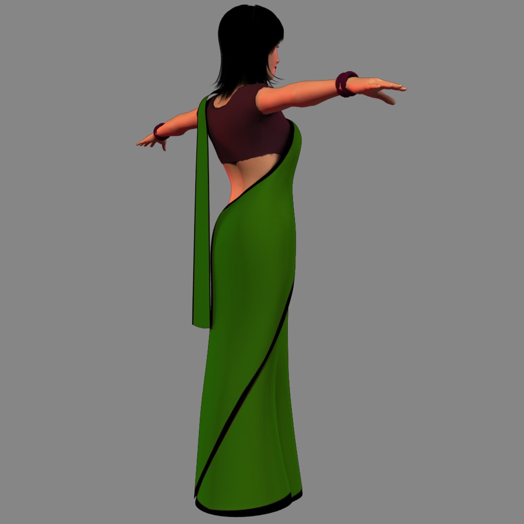 Indian Girl 3D Model - TurboSquid 1230838