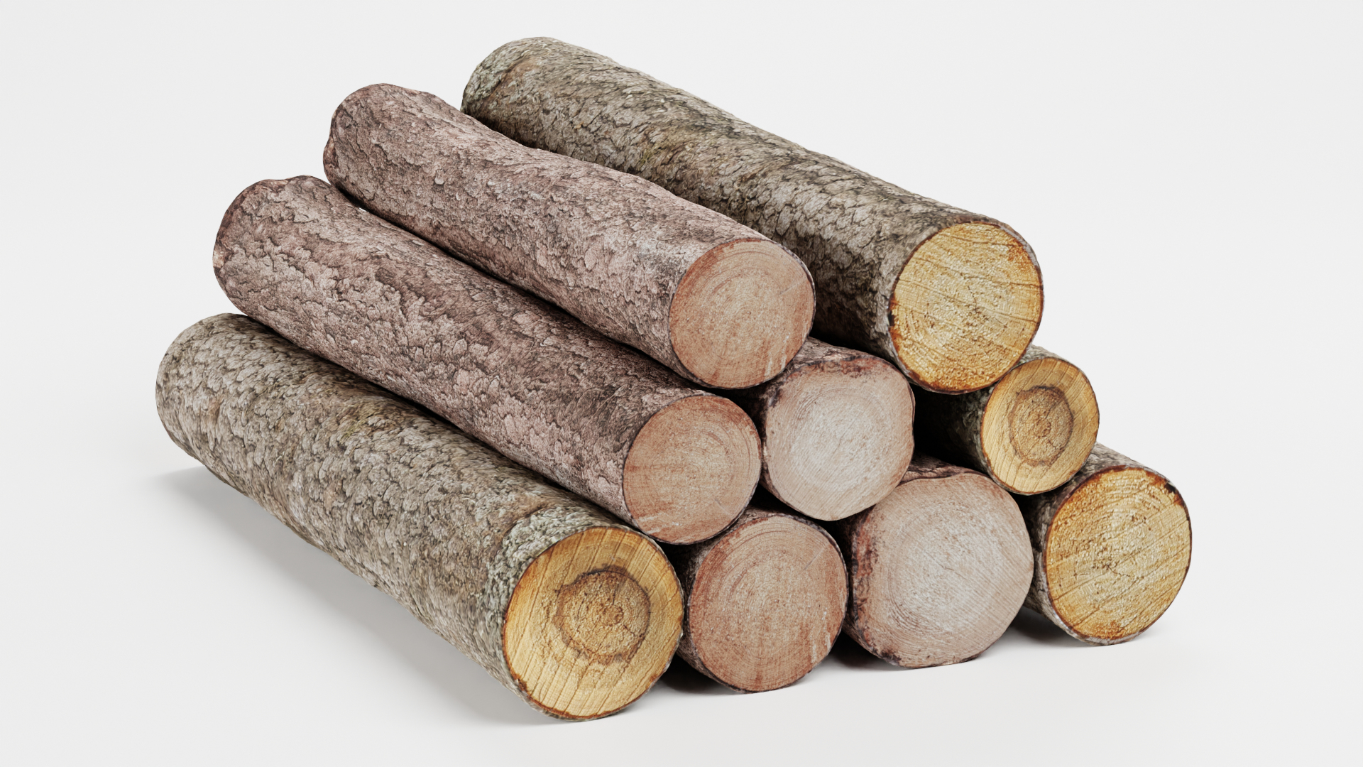 3D Model Tree Logs Set - TurboSquid 2173325