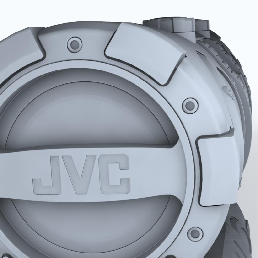 3d model of boombox jvc rv-nb50