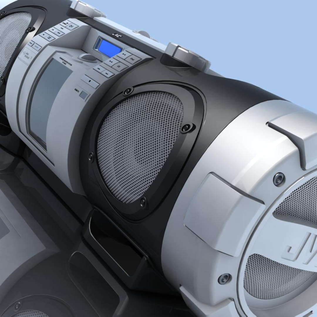 3d model of boombox jvc rv-nb50