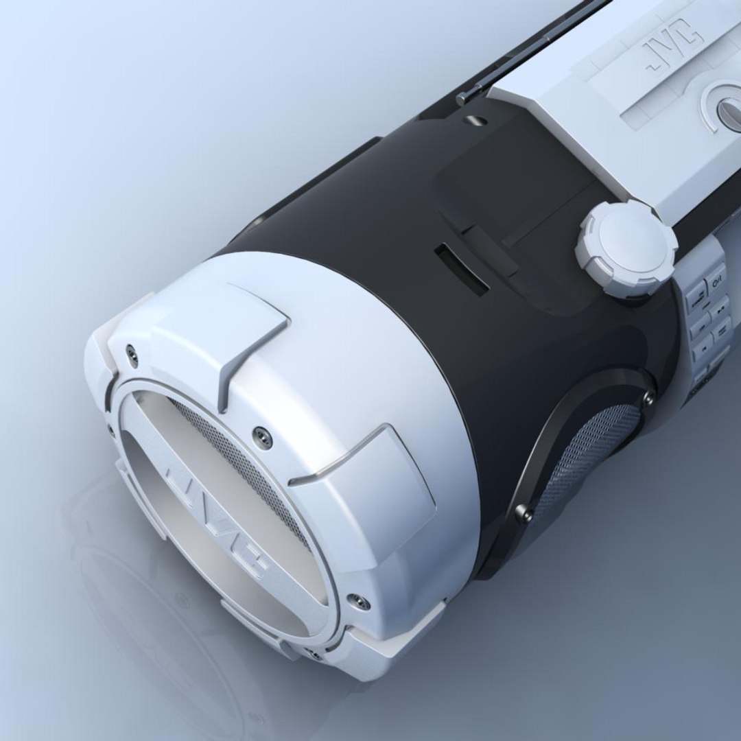 3d model of boombox jvc rv-nb50