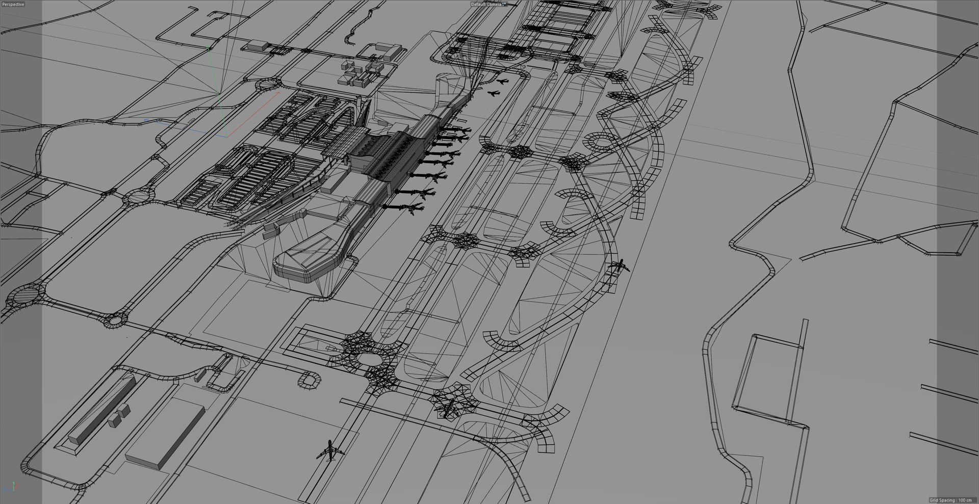 Rajiv Gandhi International Airport Hyderabad 3D Model - TurboSquid 2051815