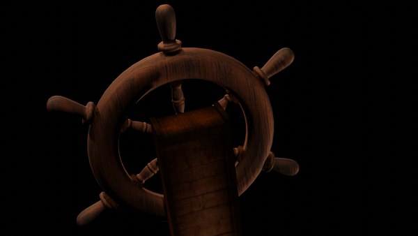 Simple pirate ship rudder model - TurboSquid 1900841