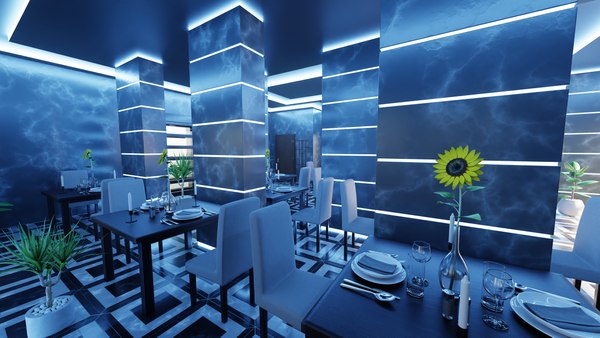 Restaurant Diner 3D model - TurboSquid 1978025