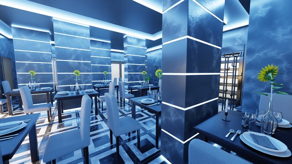 Restaurant Diner 3D model - TurboSquid 1978025