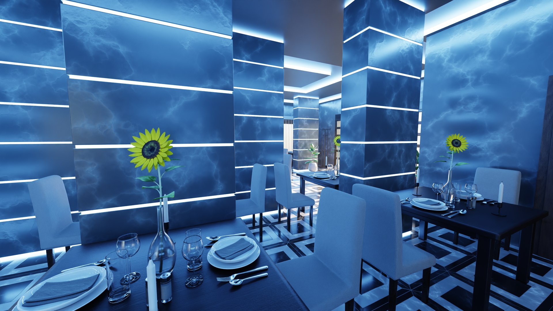 Restaurant Diner 3D Model - TurboSquid 1978025