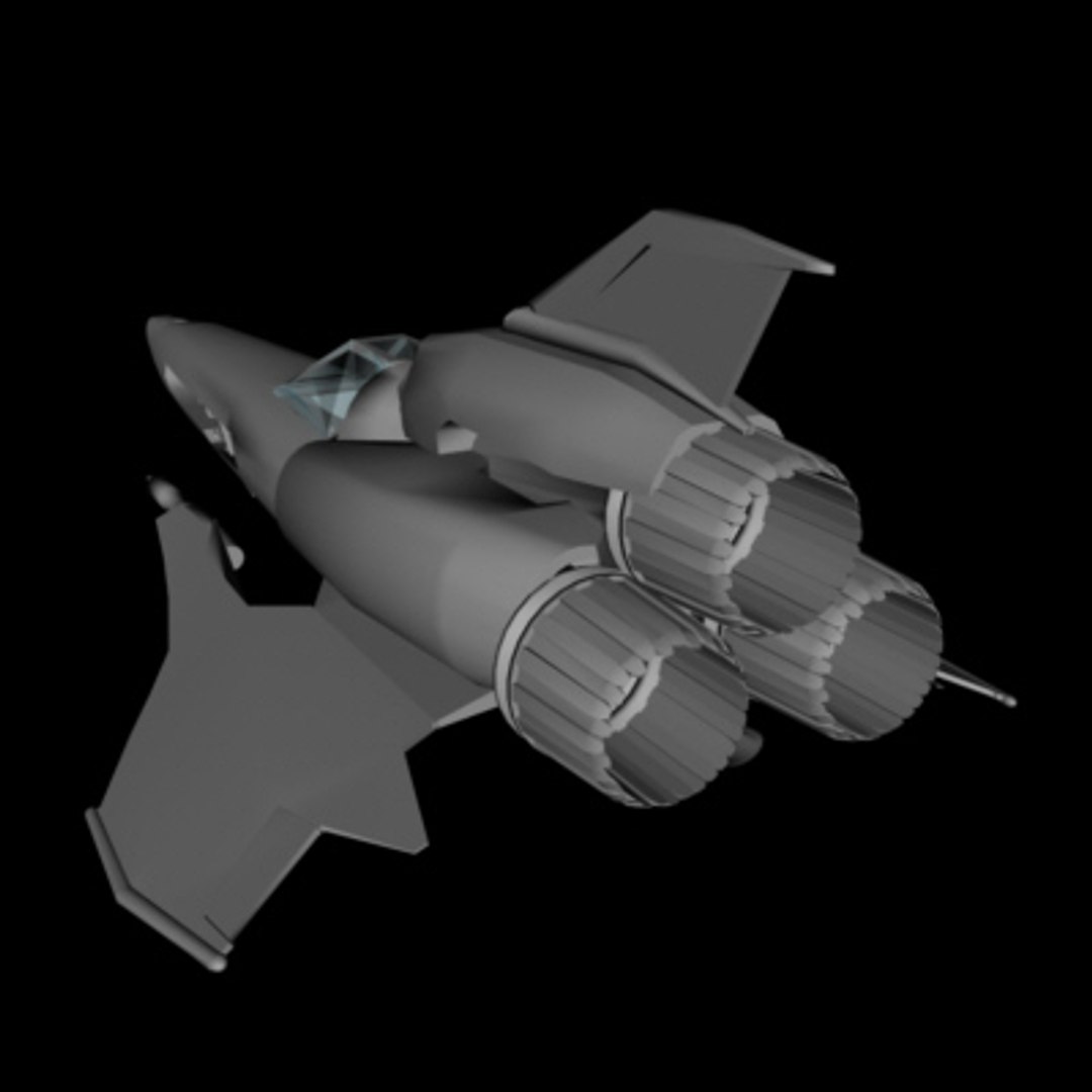 3d Space Fighter Model