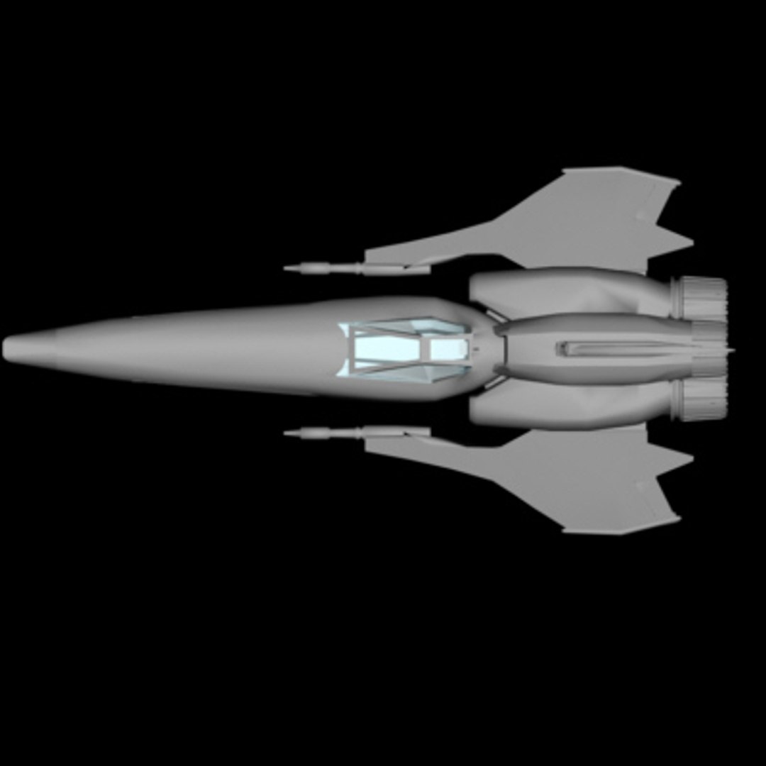 3d Space Fighter Model